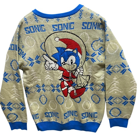 Sonic The Hedgehog | Sweaters | Sonic The Hedgehog Christmas Cardigan ...